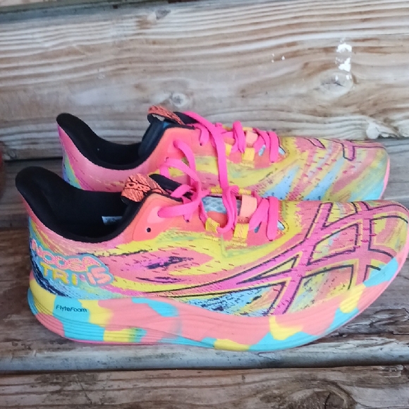 Asics | Shoes | Asics Noosa Tri 5 Colorful Running Shoes With Pink And ...
